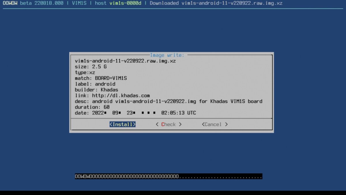 รีวิว Khadas VIM1S : แนะนำการติดตั้ง Android 11 (Part 1) - CNX Software