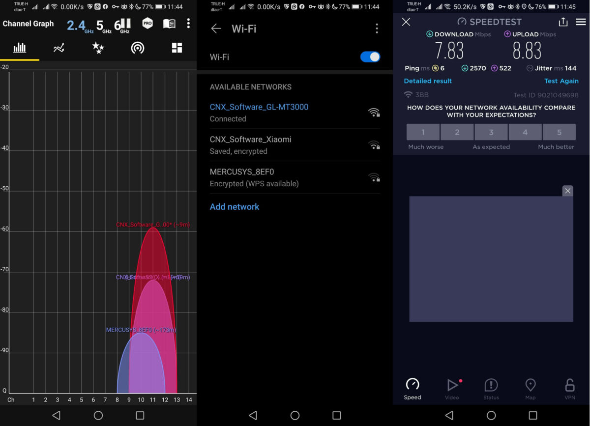รีวิวเราเตอร์ GL.iNet Beryl AX OpenWrt – ทดสอบประสิทธิภาพ WiFi 6 ...