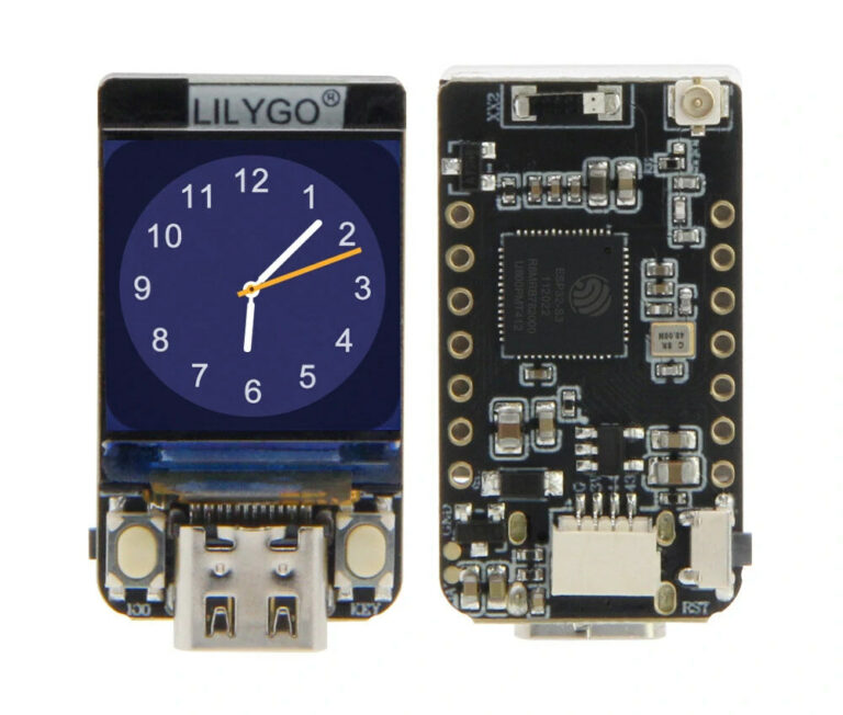 Lilygo T Qt Pro บอร์ด Iot หน้าจอสี 085 นิ้ว มี Wifi และวงจรชาร์จ