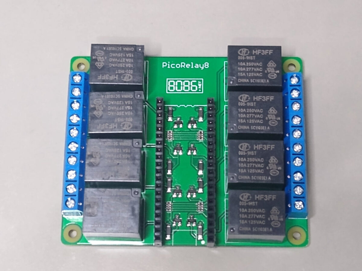 ควบคุมรีเลย์ 8 ตัวด้วย Raspberry Pi Pico โดยใช้ PicoRelay8 หรือ Pico ...