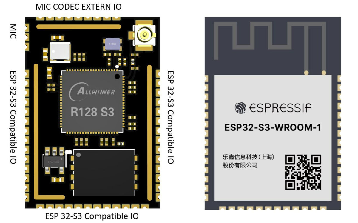 ชิป Allwinner R128 : wireless SoC มี RISC-V core 64 บิต, Arm Cortex-M33 core และ HiFi 5 audio ...