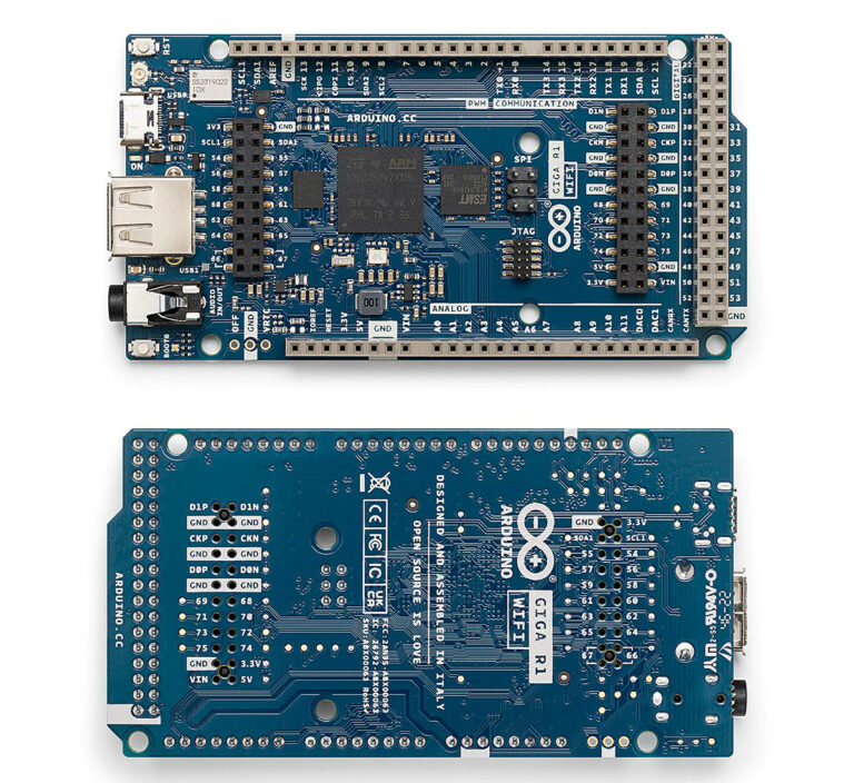 เปิดตัวบอร์ด Arduino GIGA R1 WiFi พร้อมชิป STM32H7 มีขา I/O สูงสุด 76 ...