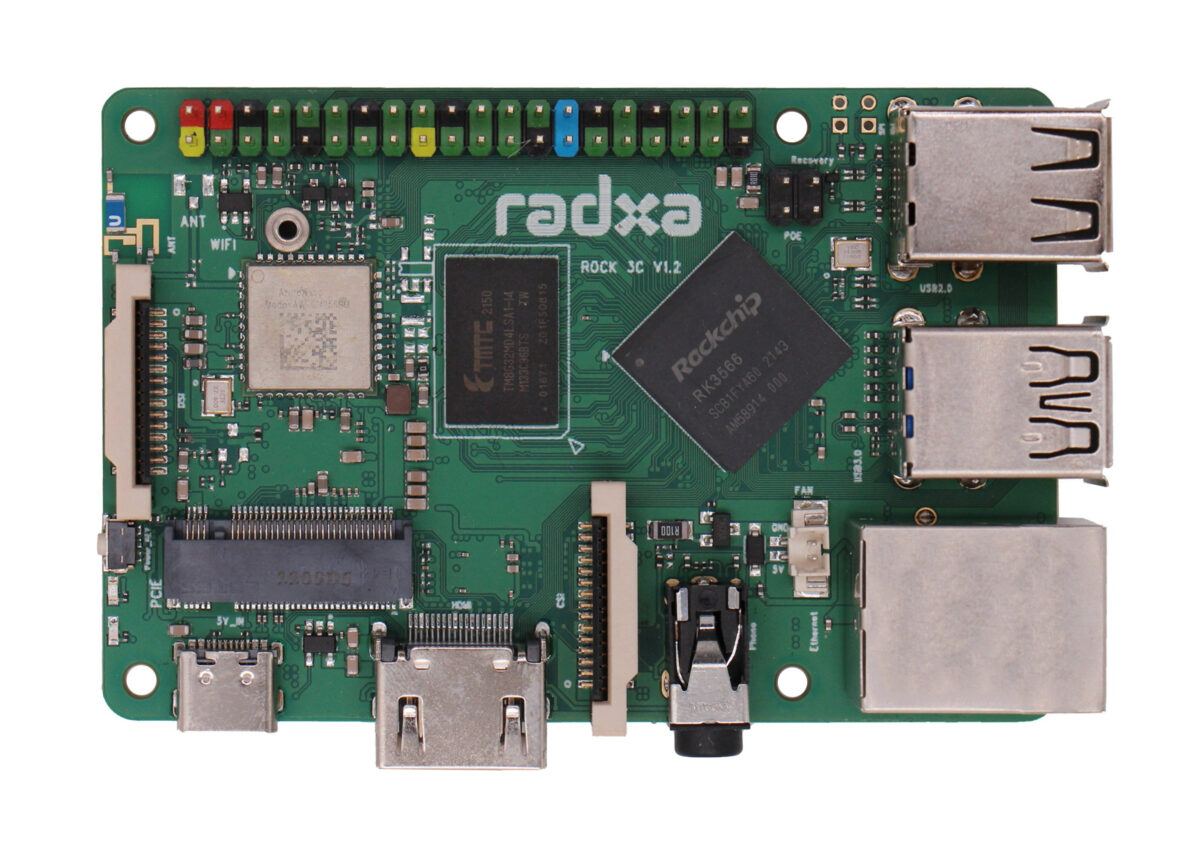 ROCK 3C SBC : คล้ายกับ Raspberry Pi 3 ใช้ Rockchip RK3566 AI SoC รองรับ ...