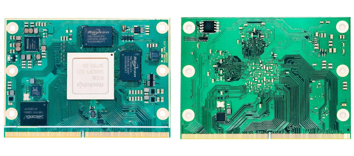 บอร์ด Cool Pi CM5 evaluation board มี System-on-Module ที่ใช้ชิป ...