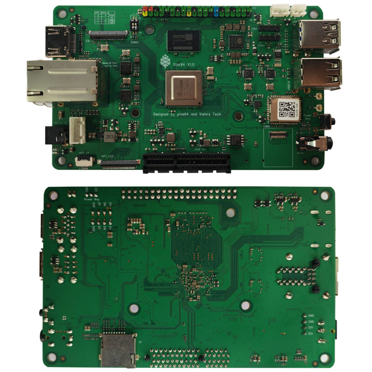 Pine64 Star64 SBC ใช้ชิปประมวลผล StarFive JH7110 RISC-V SoC พร้อม GPU - CNX Software