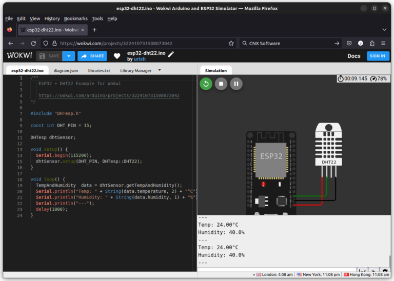 Wokwi โปรแกรมจำลองออนไลน์บอร์ด Arduino Raspberry Pi Pico และ Esp32 Cnx Software