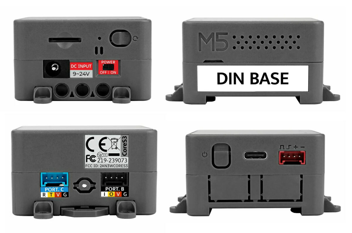 M5Stack CoreS3 : อุปกรณ์ IoT controller ใช้ ESP32-S3 พร้อมจอแสดงผลขนาด 2 นิ้ว, กล้อง VGA ...