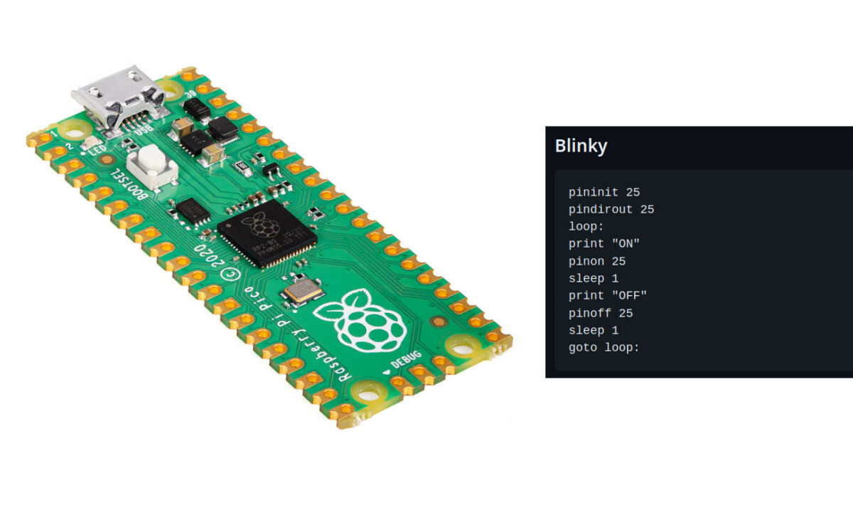 PiccoloBASIC – BASIC interpreter สำหรับบอร์ด Raspberry Pi Pico - CNX Software