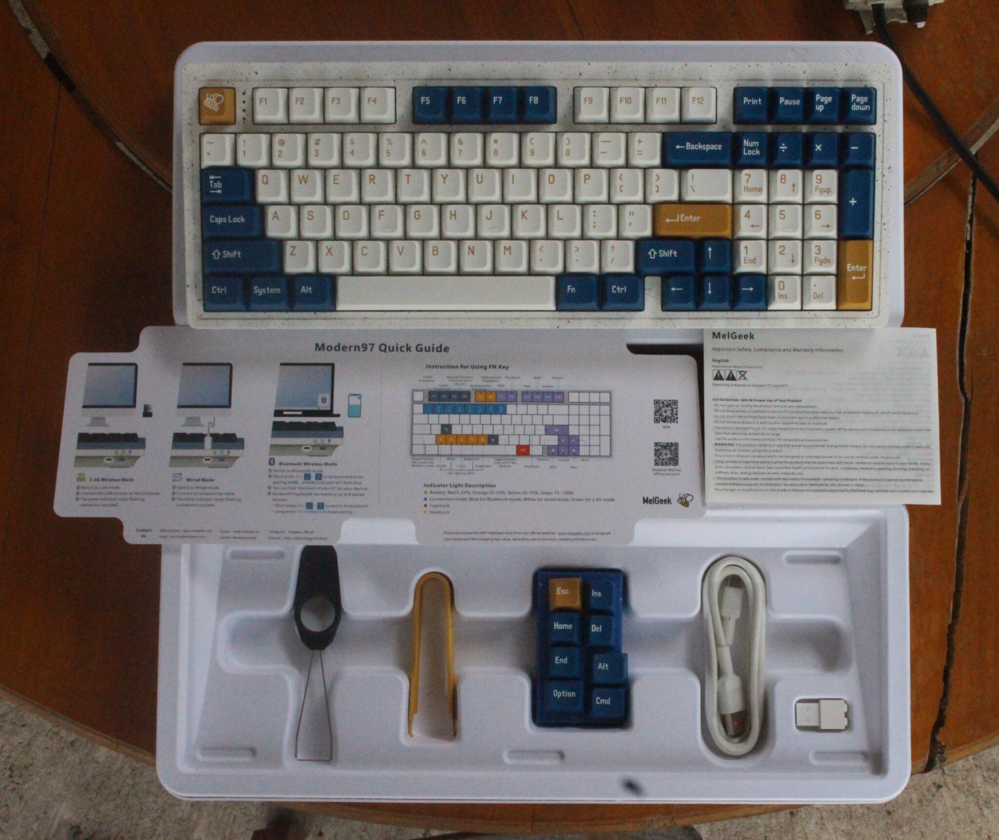 รีวิว คีย์บอร์ด MelGeek Modern97 สี Ocean และการใช้กับ MelGeek Hive ...