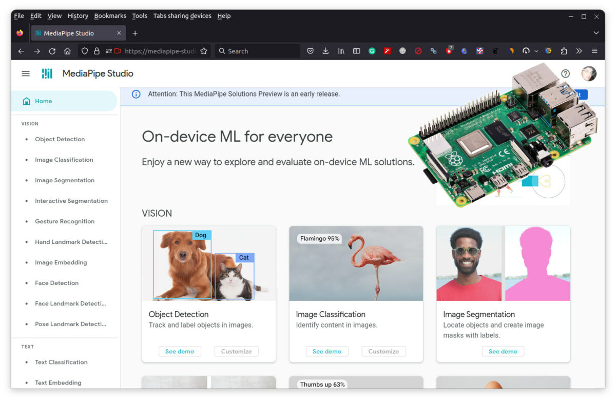 เปิดตัว MediaPipe สำหรับ Raspberry Pi – โซลูชันด้าน Machine Learning บน ...