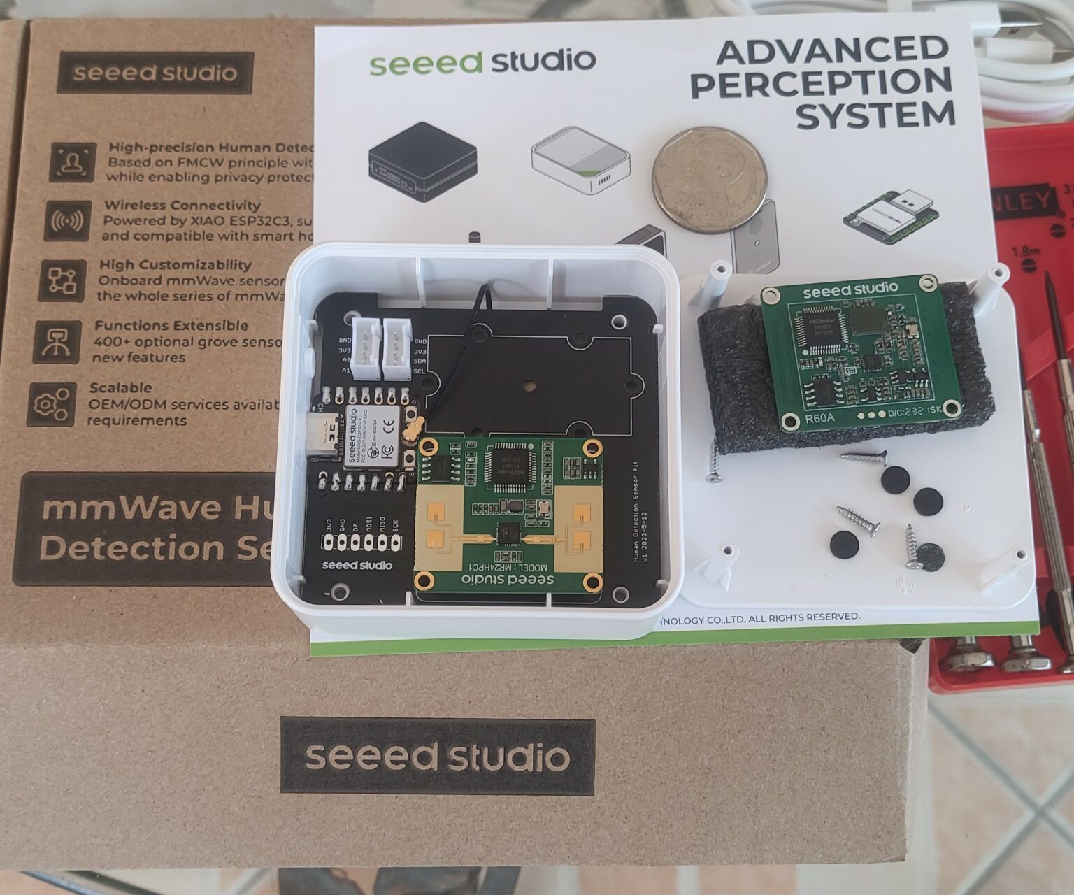 รีวิว mmWave Human Detection Sensor Kit : แกะกล่อง ลองใช้ด้วย ESPHome ...