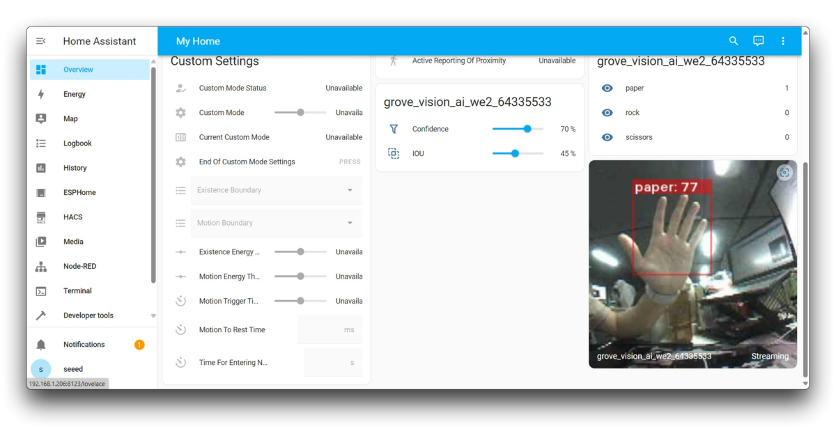 โมดูลกล้อง Grove Vision AI V2 ที่ใช้ WiseEye2 HX6538 พร้อม Arm Cortex ...