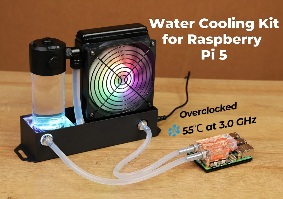 52Pi water cooling kit : ชุดระบายความร้อนด้วยน้ำช่วยให้ Raspberry Pi 5 ...