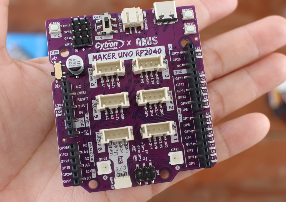 รีวิว Maker Uno RP2040 บนโปรแกรม Arduino IDE พร้อมกับ Micro Servo Motor ...