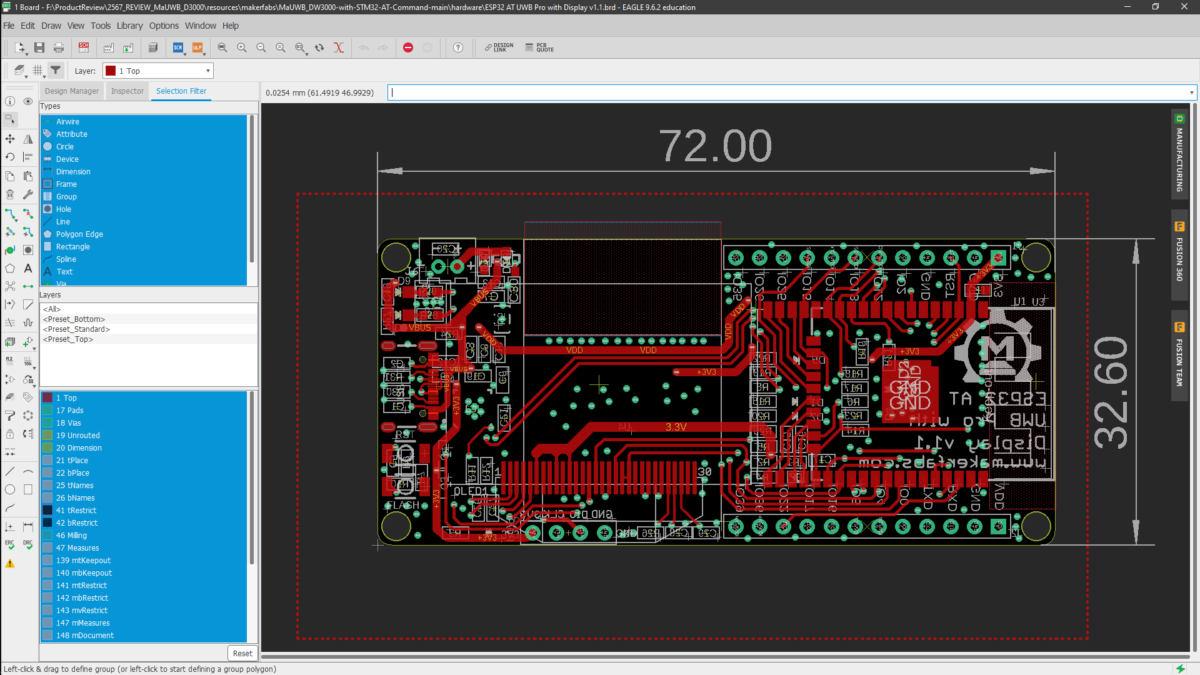 รีวิว "MaUWB_DW3000 with STM32 AT Command" - ทดสอบบอร์ด UWB ด้วย Arduino - CNX Software