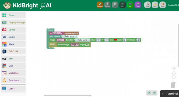 KidBright µAI ของ INEX บอร์ดสมองกลเพื่อการเรียนรู้ด้าน AI - CNX Software