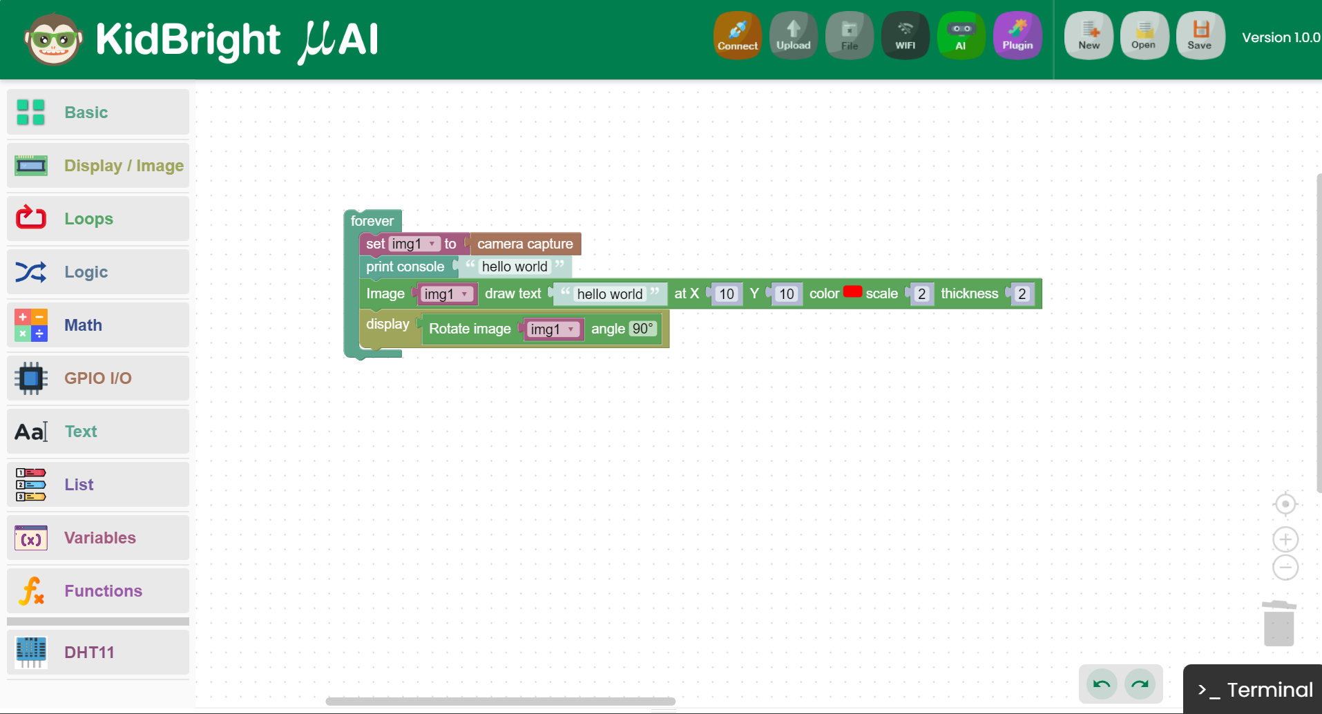 KidBright µAI ของ INEX บอร์ดสมองกลเพื่อการเรียนรู้ด้าน AI - CNX Software