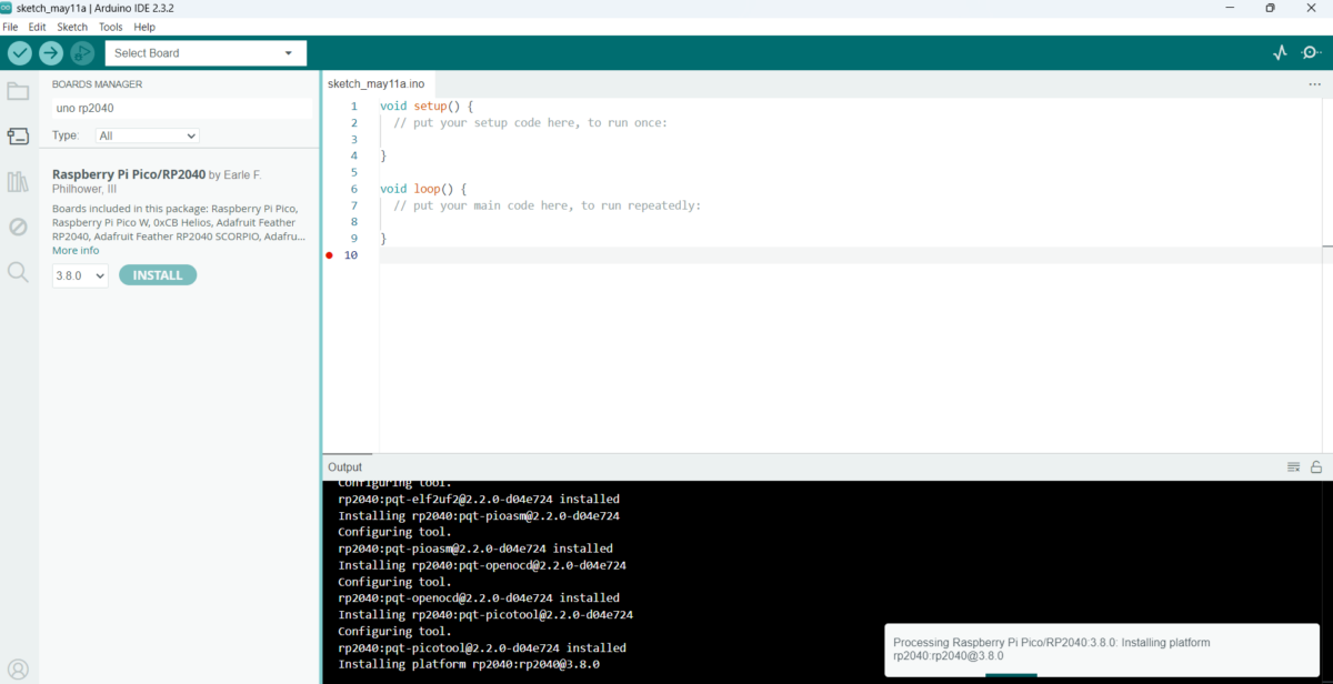 รีวิว Maker Uno RP2040 บนโปรแกรม Arduino IDE พร้อมกับ Micro Servo Motor, Maker Soil Module ...