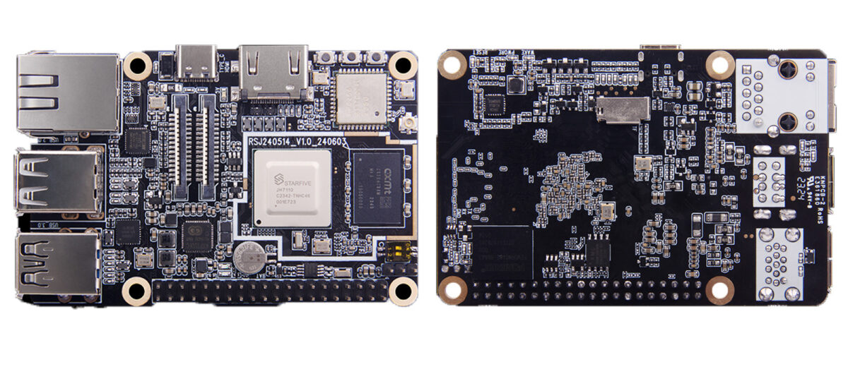 Geniatech Xpi 7110 บอร์ด Risc V Sbc ขนาดเท่า Raspberry Pi ที่ใช้โปรเซสเซอร์ Starfive Jh7110 