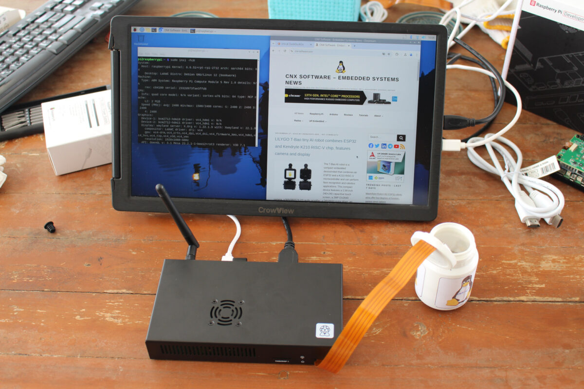 รีวิวแกะกล่อง Raspberry Pi Development Kit for CM5 (Part 1) - CNX Software