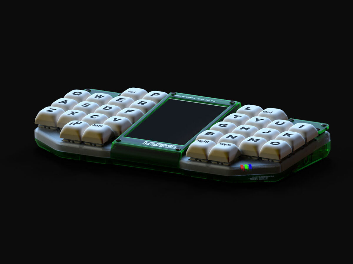 BANDIT PC32 : คีย์บอร์ดคอมพิวเตอร์ที่ใช้ Raspberry Pi RP2350 รันระบบ ...