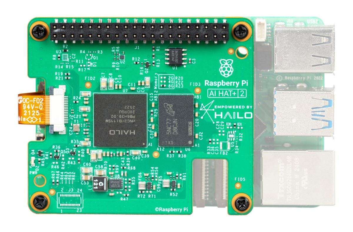 Raspberry Pi AI HAT+ 2 ที่ใช้ชิป AI accelerator Hailo-10H เพิ่มความ ...