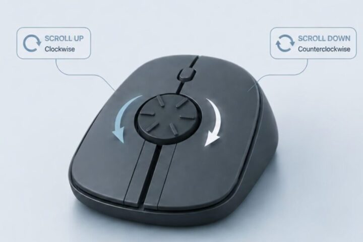 Rotary Mouse : เมาส์ไร้สายเปลี่ยนล้อเลื่อนเป็นวงล้อหมุน เลื่อนได้เร็ว ...